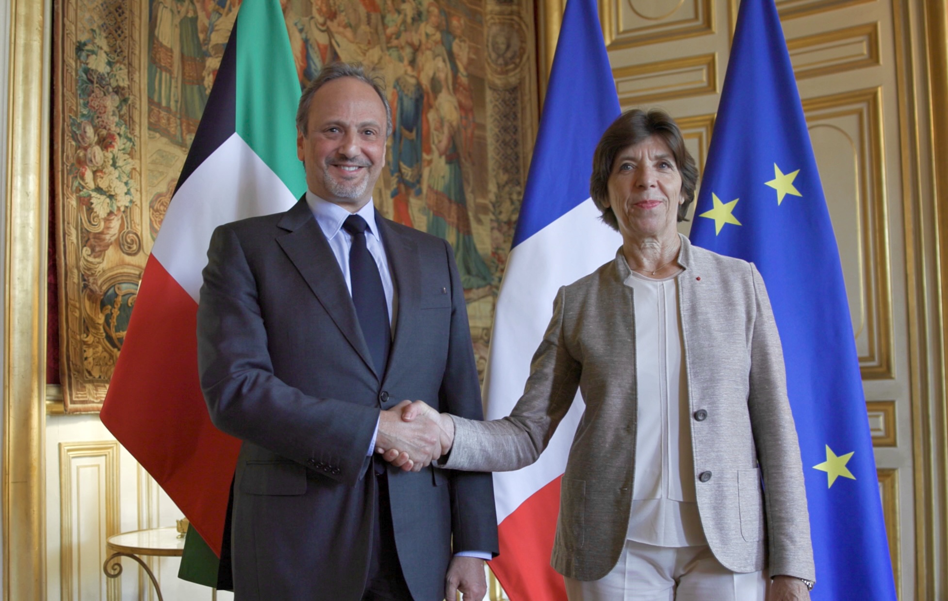 MOFA | Kuwaiti FM discusses cementing ties with French counterpart ...